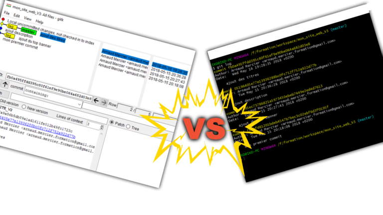 Git: interface graphique ou ligne de commande? - Codeur Pro