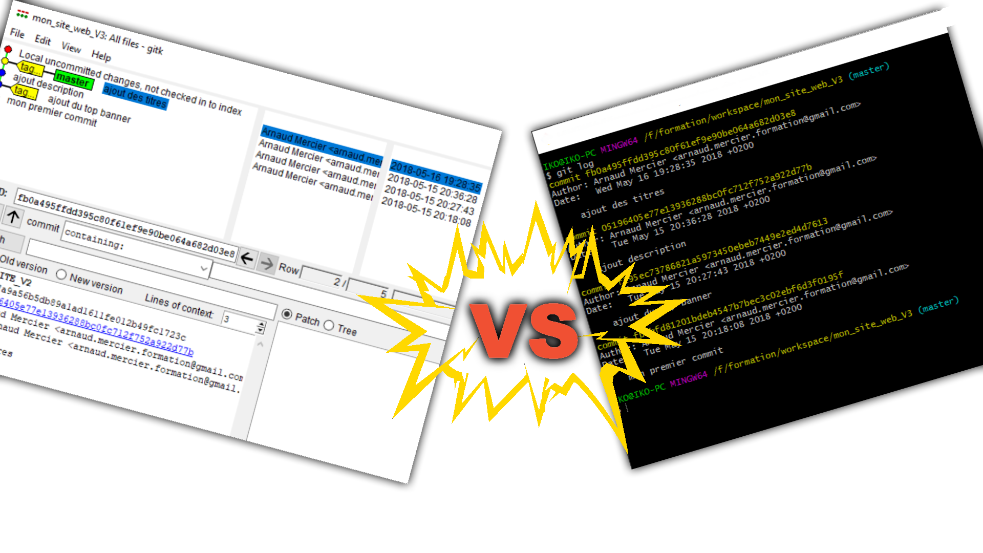 Git: interface graphique ou ligne de commande? - Codeur Pro